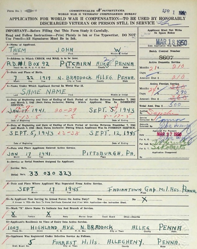 Captured German Flag with Nine American Signatures. The item, the ...