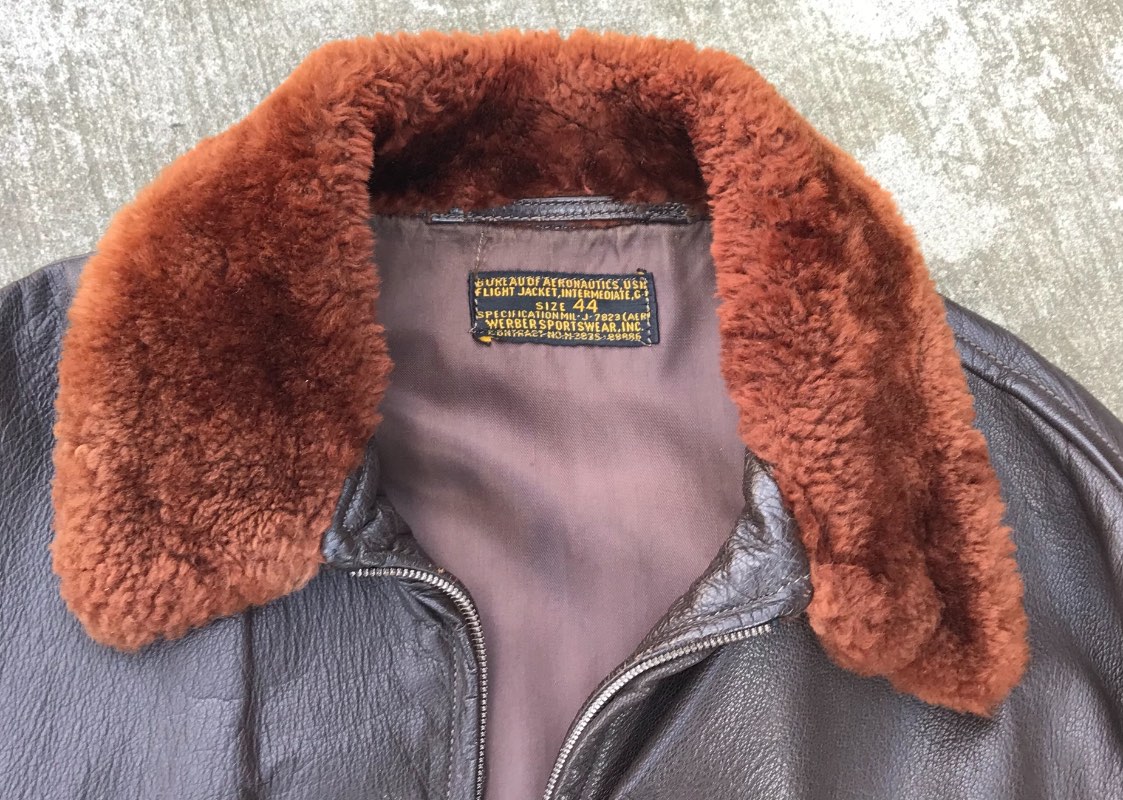 Early USN G-1 Leather Flying Jacket J-7823 - FLIGHT CLOTHING - U.S ...