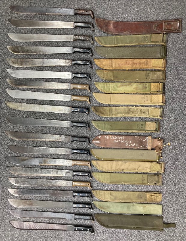 U.S. M1942 Machete Collection - EDGED WEAPONS - U.S. Militaria Forum