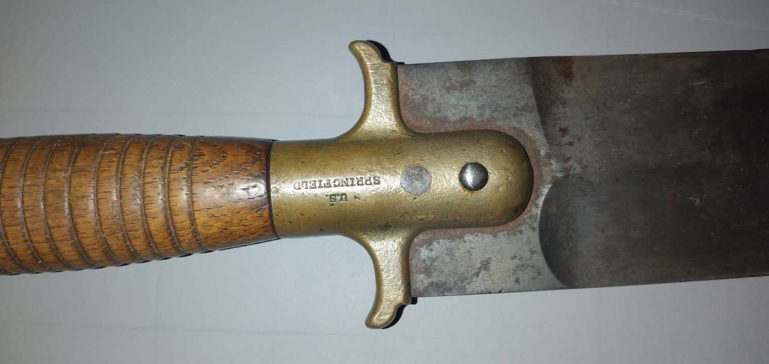 Springfield model 1880 hunting knife - (1866-1890) PLAINS INDIAN WARS ...