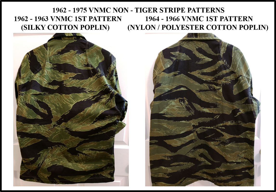 1954-1975 US MARINE VNMC ADVISOR TIGER STRIPE UNIFORM PATTERNS AND ...