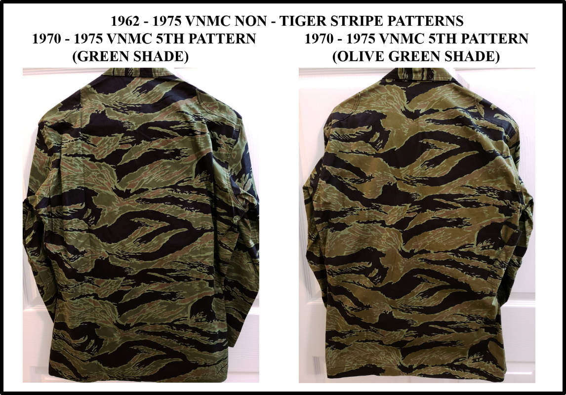1954-1975 US MARINE VNMC ADVISOR TIGER STRIPE UNIFORM PATTERNS AND ...