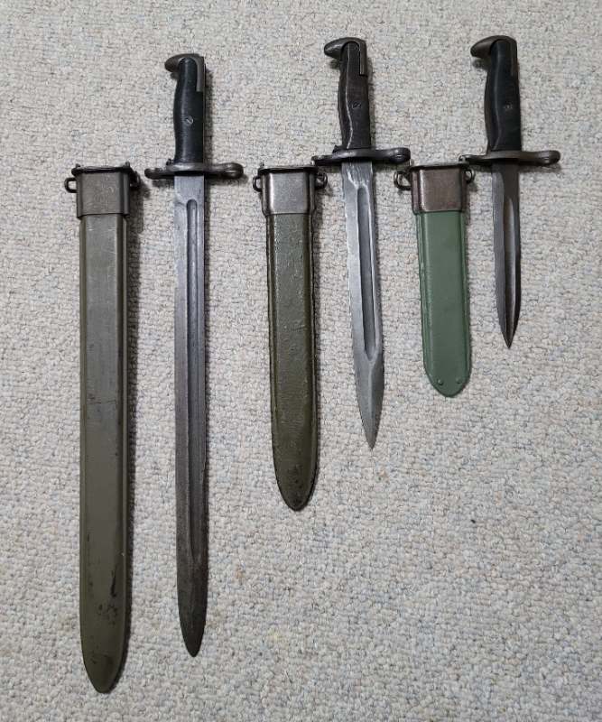 Detroit Gasket M3 scabbards - original length, cut down once and cut ...