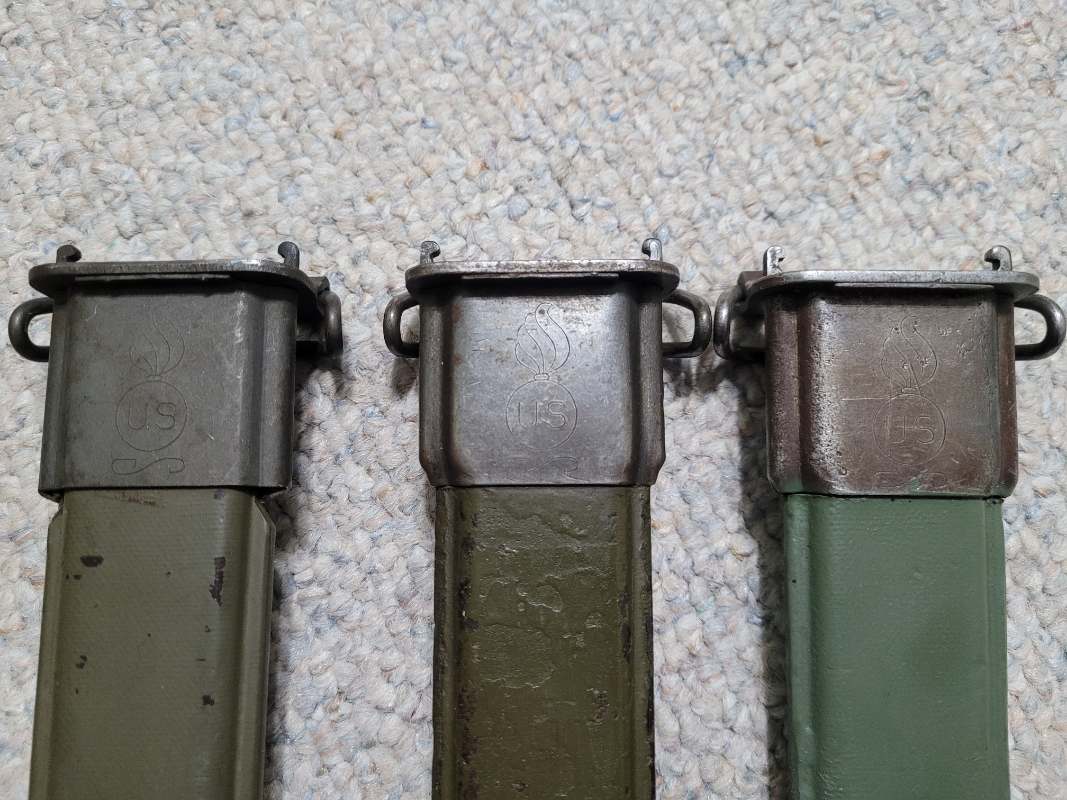 Detroit Gasket M3 scabbards - original length, cut down once and cut ...