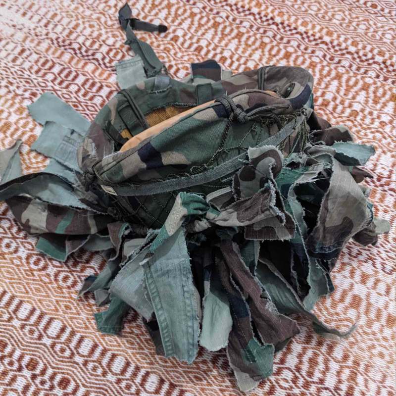 PASGT Ragtop/Manchu Hair Scrim Research - HELMET PRESERVATION, DISPLAY ...