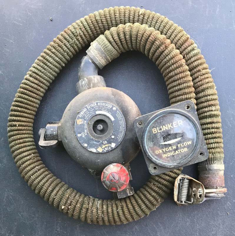 WW2 to Vietnam oxygen masks regulators bottles hoses - FLYING HELMETS ...