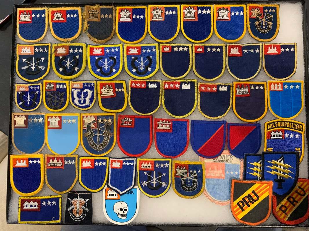 Cambodian Special Forces Khmer USSF advisor patches - ARMY AND USAAF ...