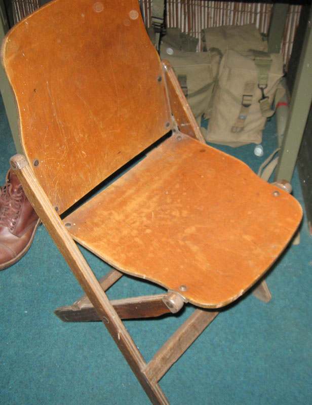 Folding Chair with USAAF stamp - authentic? - BASE/BIVOUAC/CAMP/DEPOT ...