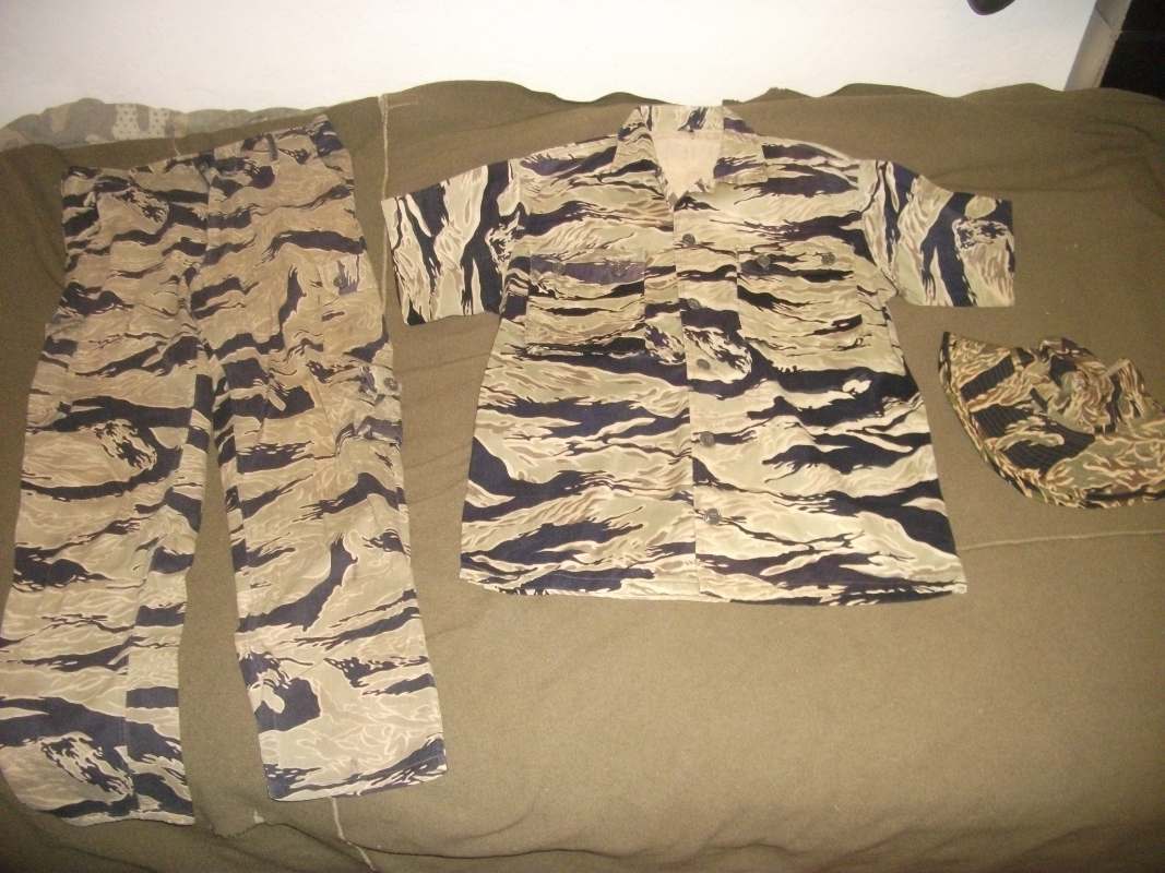 MACV-SOG RT Auger veteran grouping-Gold Tiger stripes/boonie etc ...