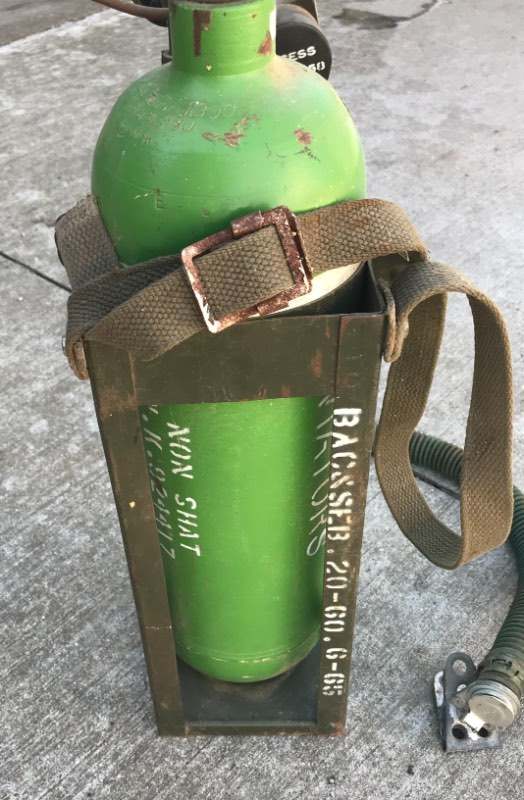 WW2 to Vietnam oxygen masks regulators bottles hoses - FLYING HELMETS ...