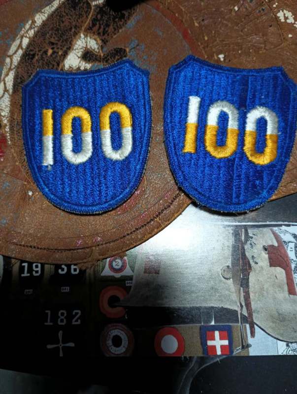 100th Divisions - ARMY AND USAAF - U.S. Militaria Forum