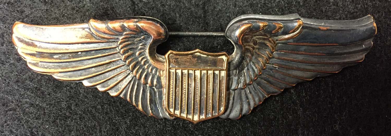 3-Piece Pilot Wing from the SOS - WING BADGES - U.S. Militaria Forum