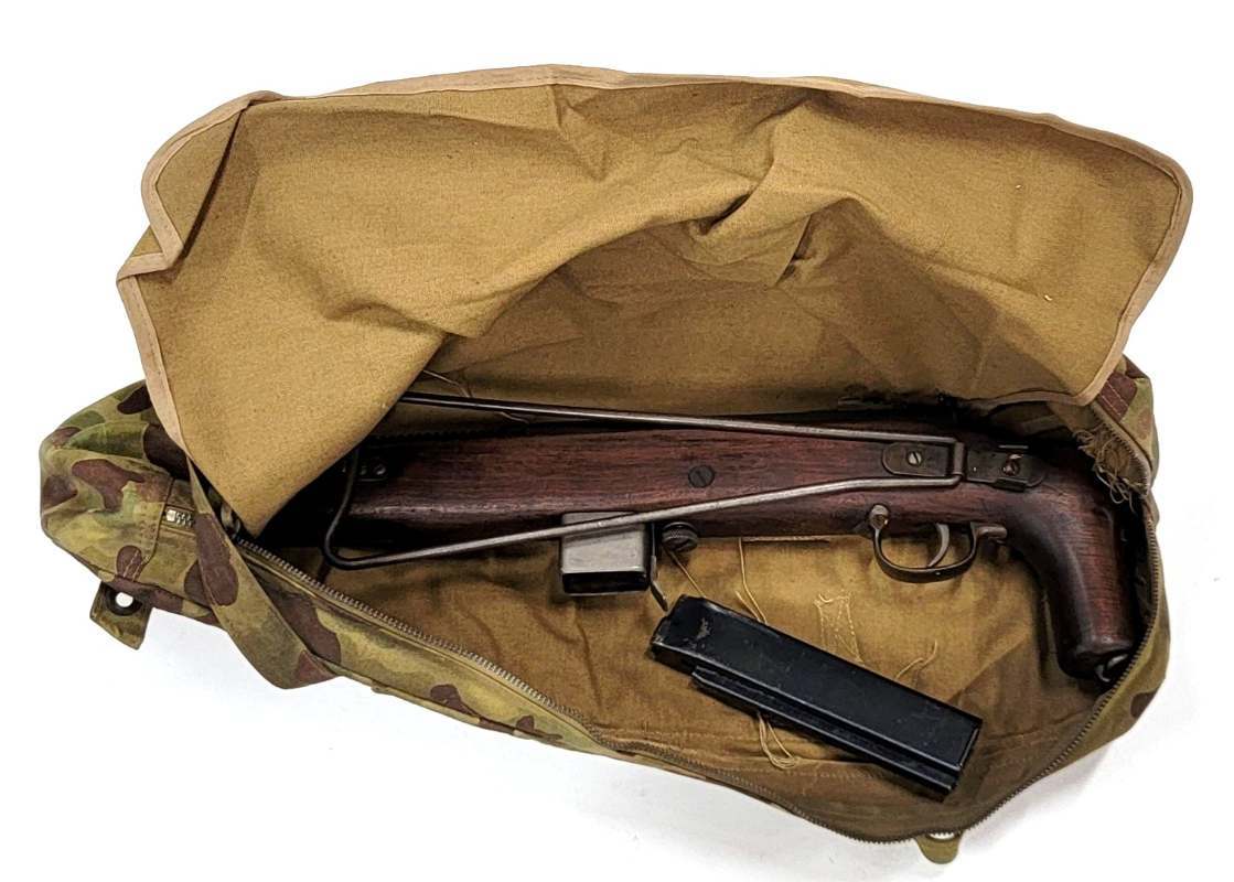 WWII USMC Paramarine Model 55 Reising SMG & Camo Jump Case - ALL OTHER ...