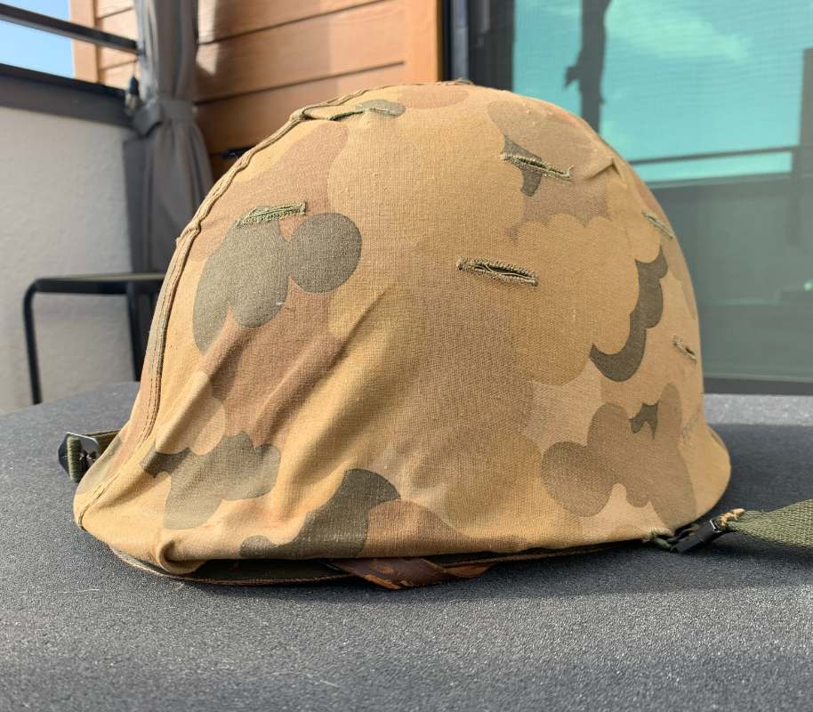 Leaf Pattern Helmet Covers Tan Side Out. - Page 2 - M-1; M-1C & M-2 ...