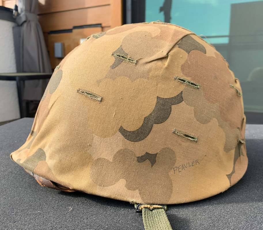 Leaf Pattern Helmet Covers Tan Side Out. - Page 2 - M-1; M-1C & M-2 ...
