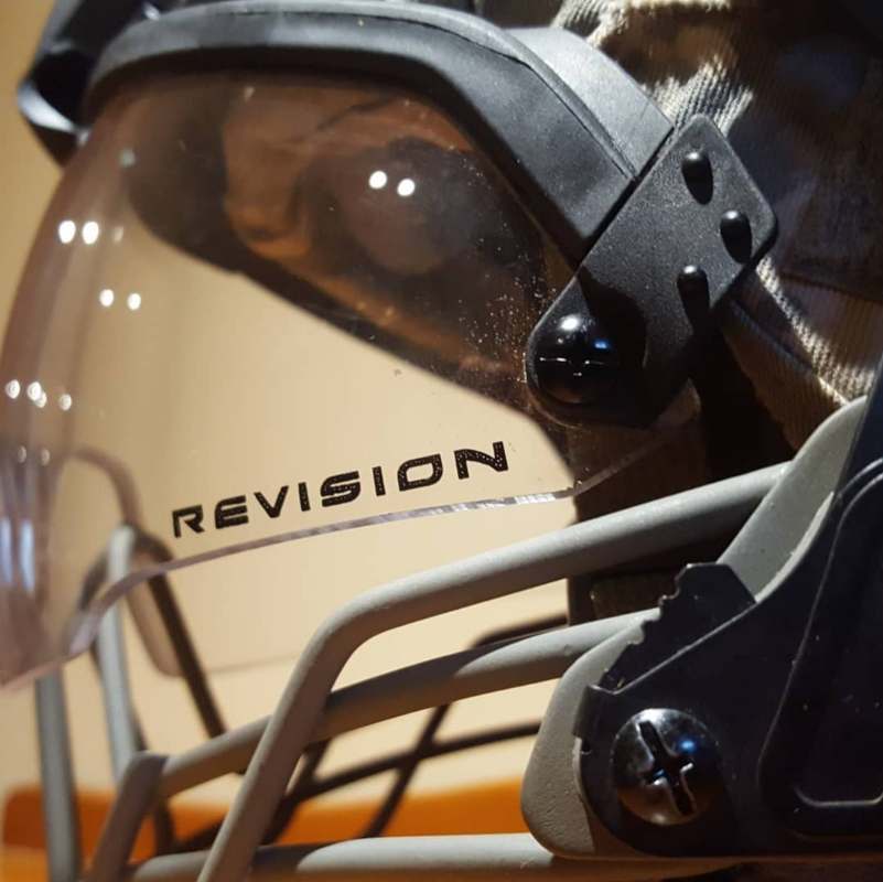 Prototype face shield and mandible for ACH - MODERN COMPOSITE HELMETS ...