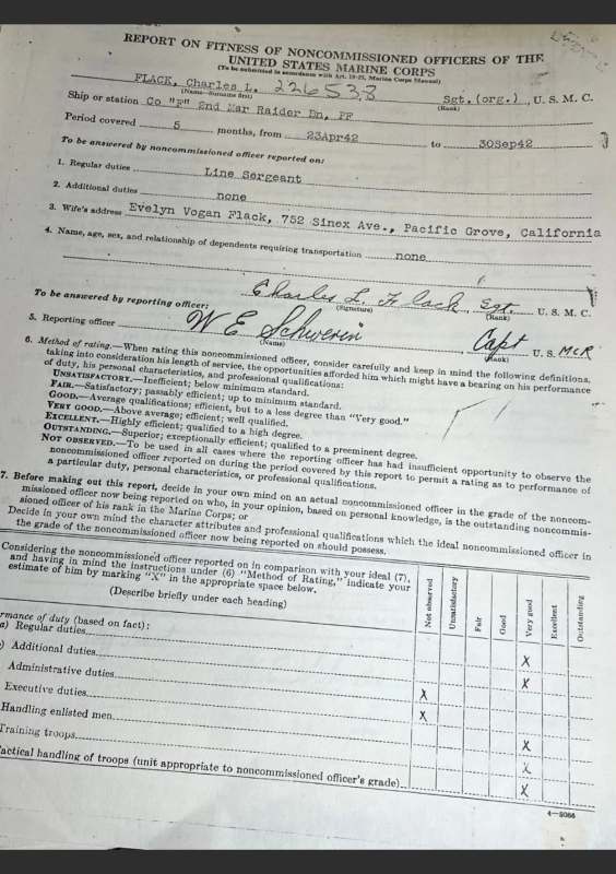 Medals of Raider Charles L. FLACK split up on ebay - ATTRIBUTED MEDAL ...