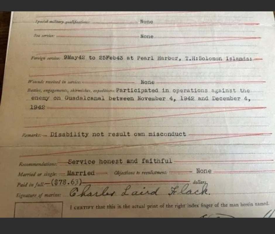 Medals of Raider Charles L. FLACK split up on ebay - ATTRIBUTED MEDAL ...