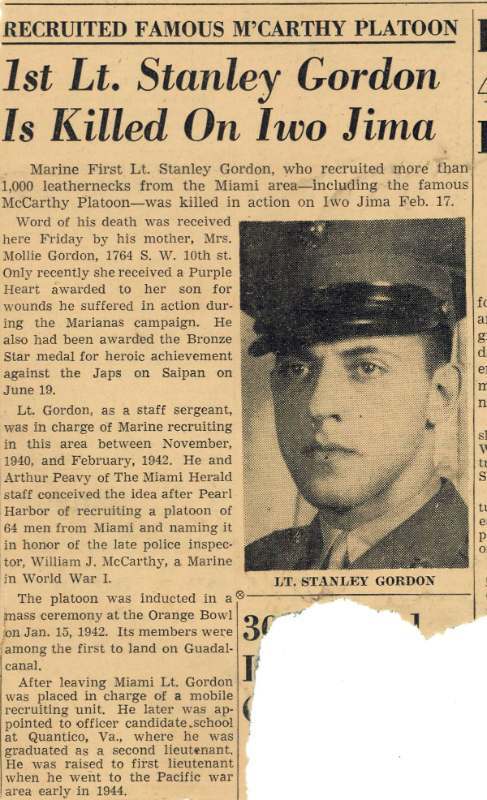 KIA BSM/PH Group: USMC Platoon Commander Iwo Jima 19 Feb 45 - Page 2 ...