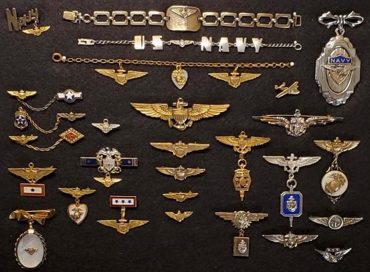 Small USN Aviator wings - WING BADGES - U.S. Militaria Forum