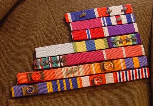 EAME Ribbon With 3 Arrowheads? - RIBBON BARS - U.S. Militaria Forum