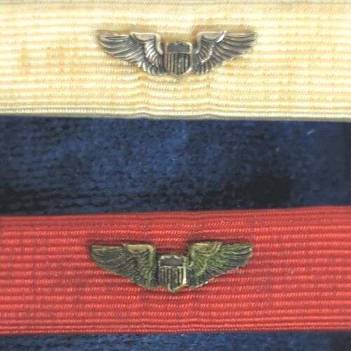 Help ID miniature pilot wings mounted on ribbons. - ARMY (INCLUDING ...
