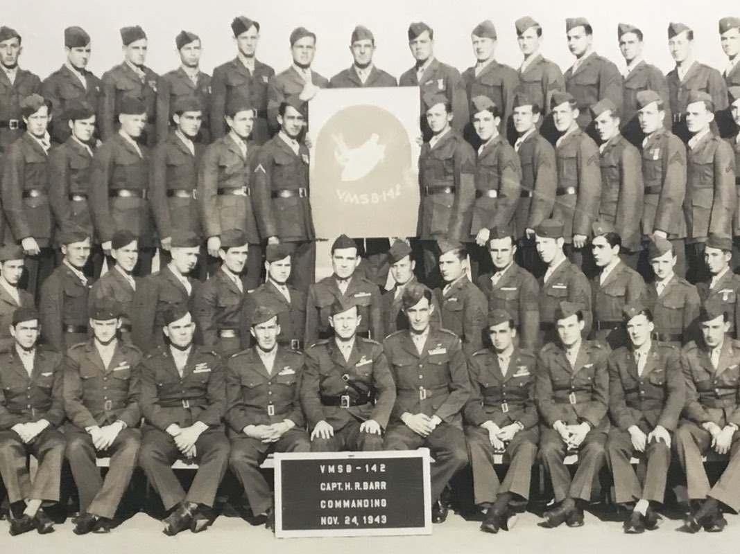 WW2 USMC Aviation yardlong photo of VMSB-142 taken in 1943 - EPHEMERA ...