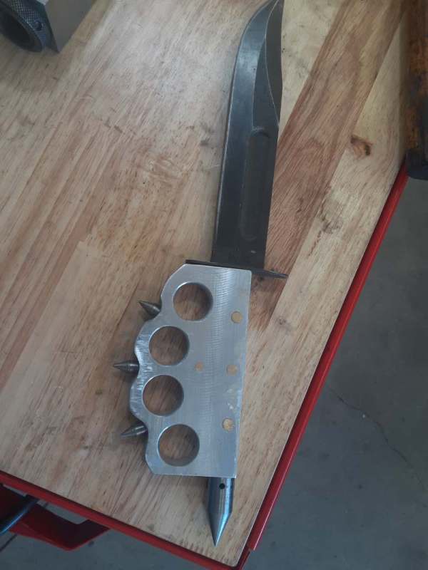 Custom made kabar trench knife - EDGED WEAPONS - U.S. Militaria Forum