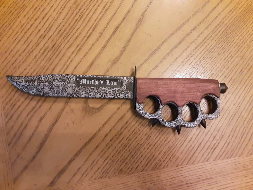 Custom made kabar trench knife - EDGED WEAPONS - U.S. Militaria Forum