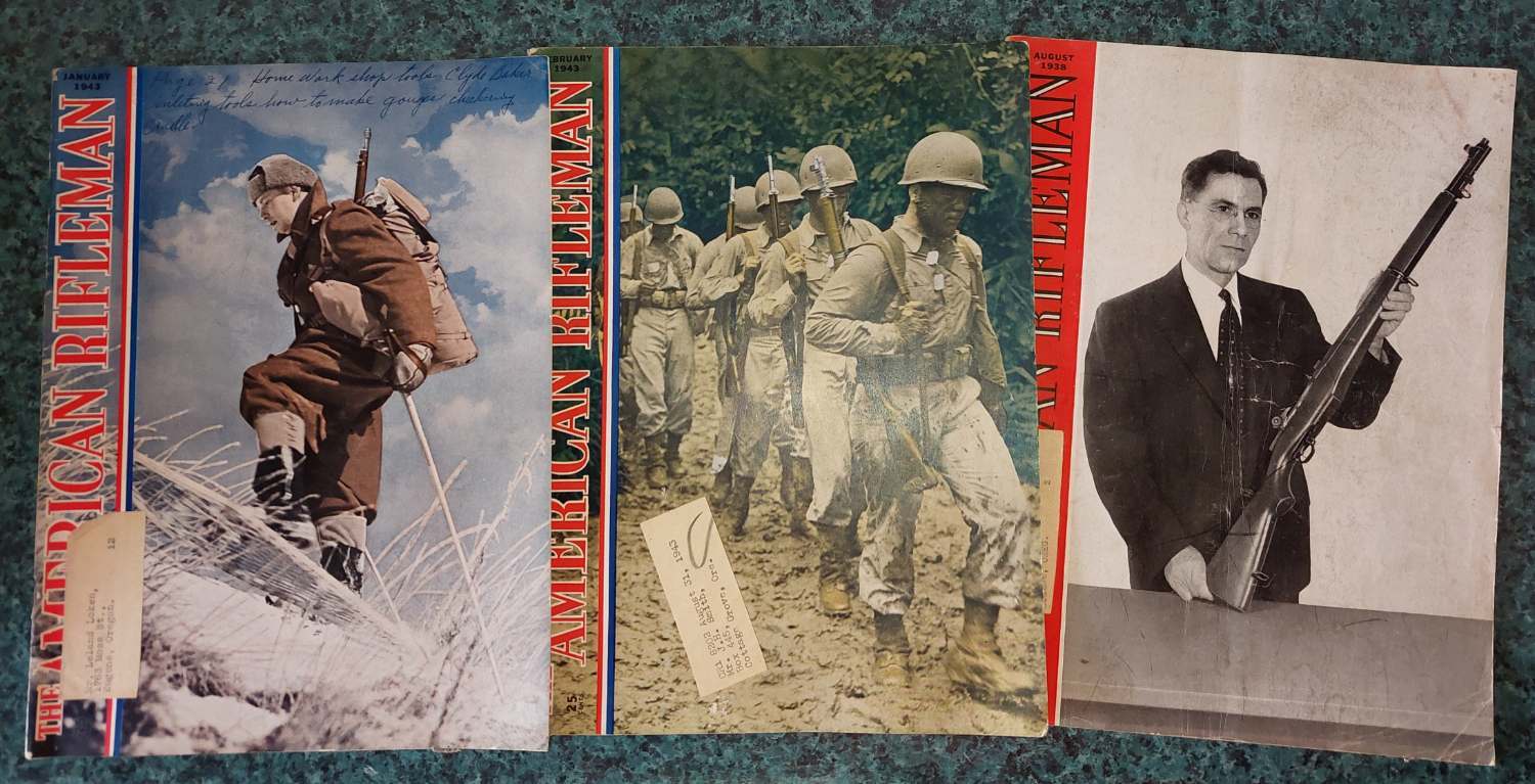 WWII American Rifleman Magazines, Great Covers - EPHEMERA, PHOTOGRAPHS ...