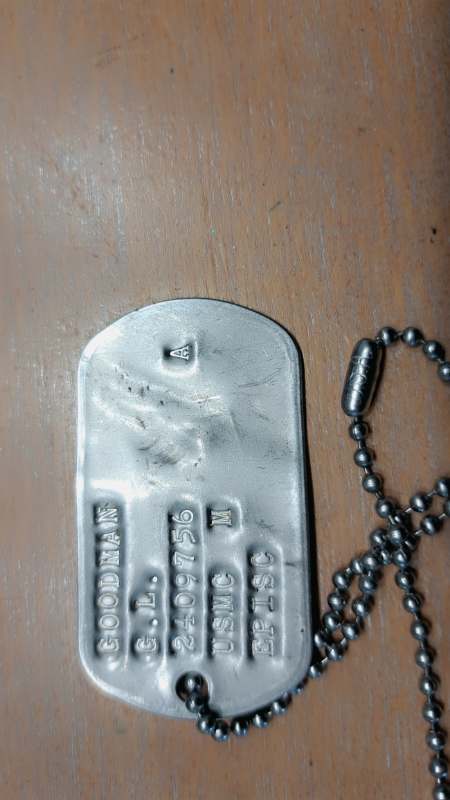 Usmc dog tag, identification? - IDENTITY ITEMS (DOG TAGS, BRACELETS ...