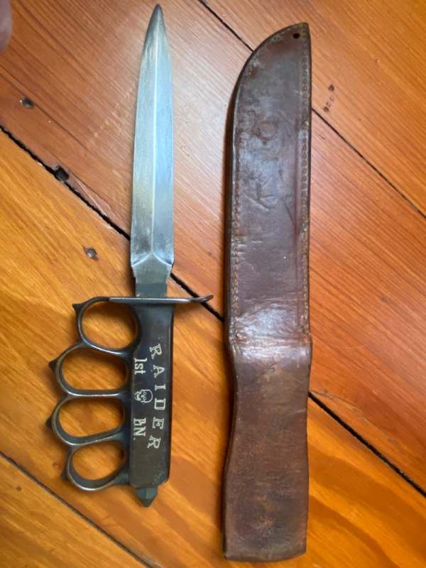 One of a Kind 1st Raider Battalion Knife, Edson's Raiders - EDGED ...