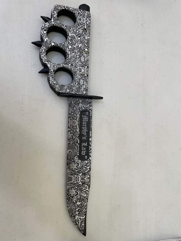 Custom made kabar trench knife - EDGED WEAPONS - U.S. Militaria Forum