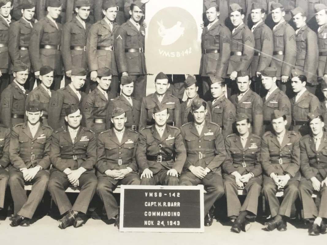 WW2 USMC Aviation yardlong photo of VMSB-142 taken in 1943 - EPHEMERA ...