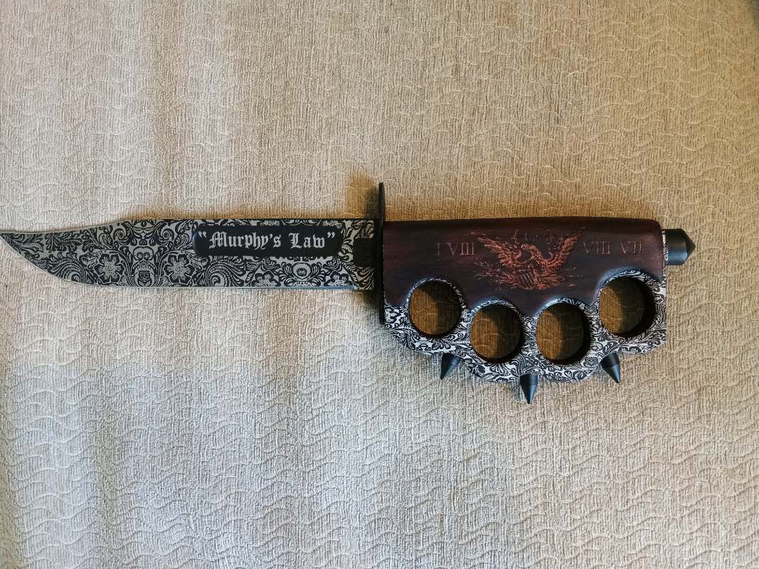 Custom made kabar trench knife - EDGED WEAPONS - U.S. Militaria Forum