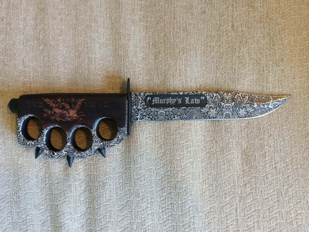 Custom made kabar trench knife - EDGED WEAPONS - U.S. Militaria Forum
