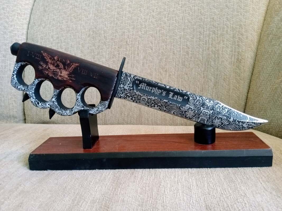 Custom made kabar trench knife - EDGED WEAPONS - U.S. Militaria Forum