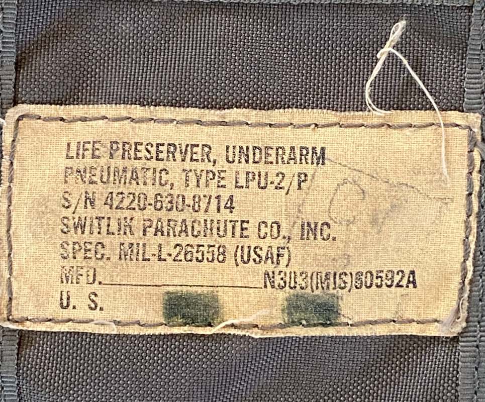 Two LPU-2/P - SURVIVAL GEAR - U.S. Militaria Forum
