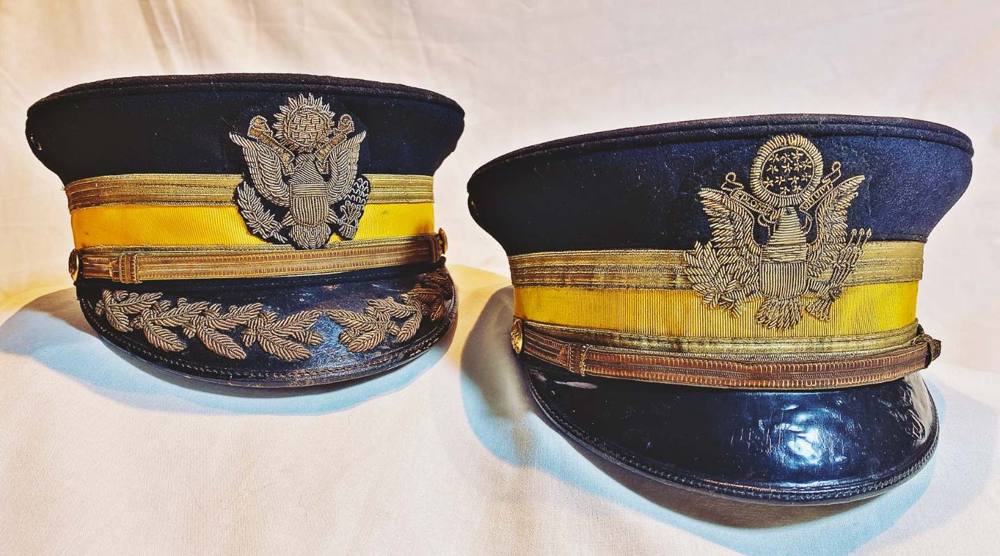 M1902 Cavalry Officer Visor Caps - (1898-1916) SPANISH AMERICAN WAR ...