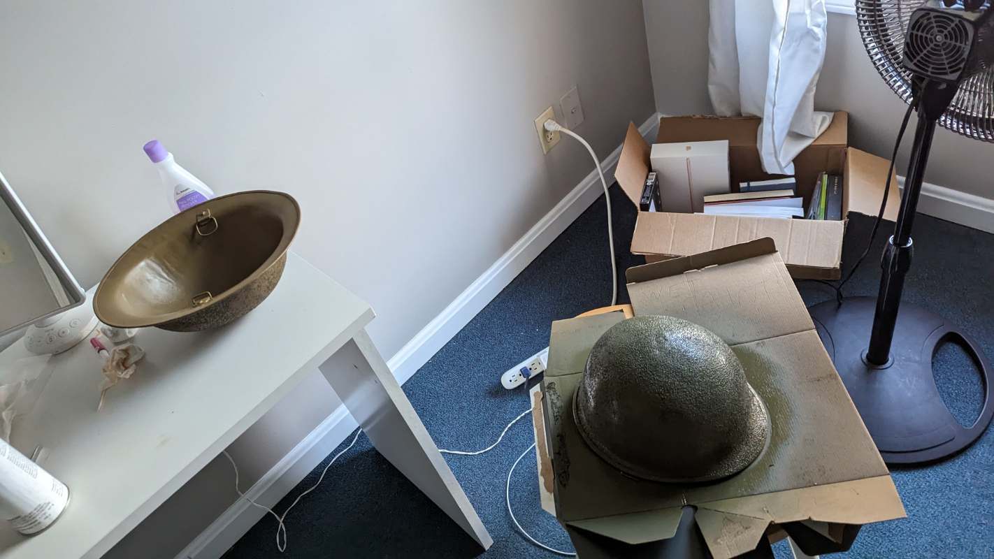 Brodie and M1 helmet restoration - REPRO MILITARIA - U.S. Militaria Forum