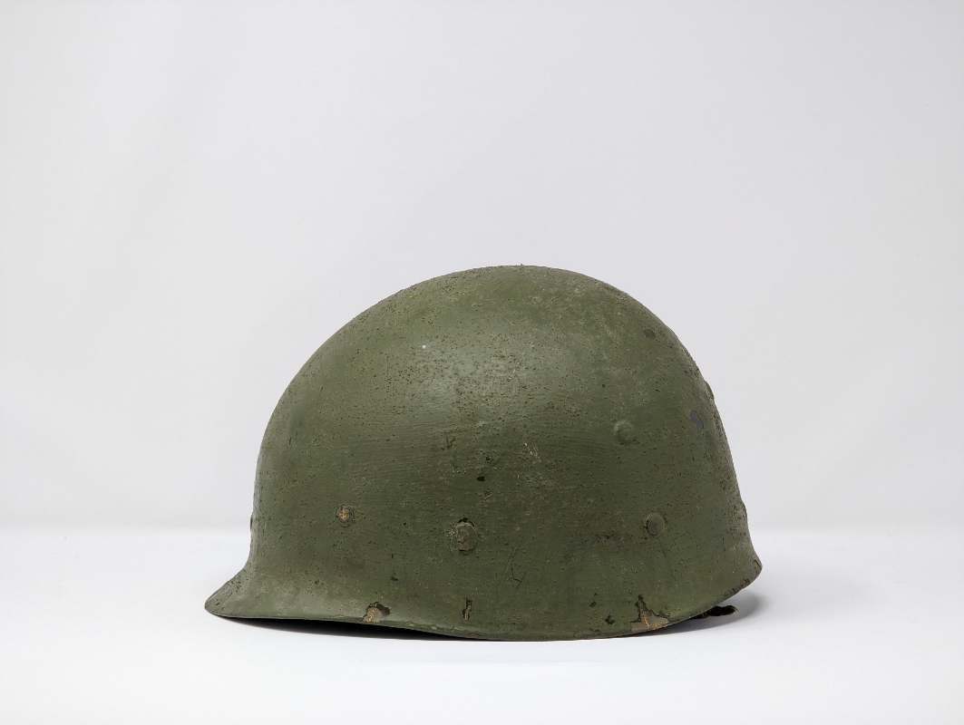 Post WWII Shipboard Corpsman Helmet - NAVY & COAST GUARD HELMETS - U.S ...