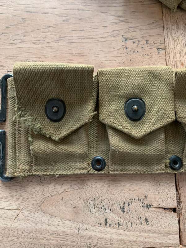 Garand Boyt -44- USMC marked cartridge belt - FIELD & PERSONAL GEAR ...