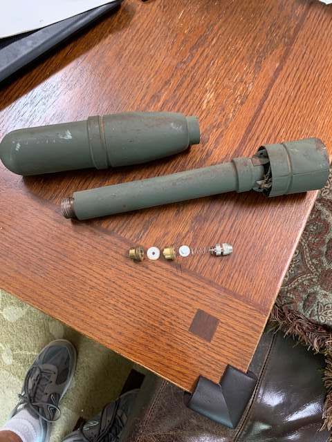 Inert WWII 2.36" H.E.A.T. Rocket M6A3 - ORDNANCE - U.S. Militaria Forum