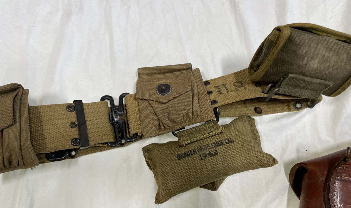 U.S. WWII Web Gear Set - ID - FIELD & PERSONAL GEAR SECTION - U.S ...