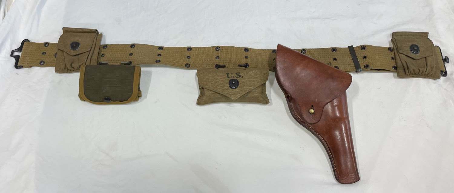 U.S. WWII Web Gear Set - ID - FIELD & PERSONAL GEAR SECTION - U.S ...