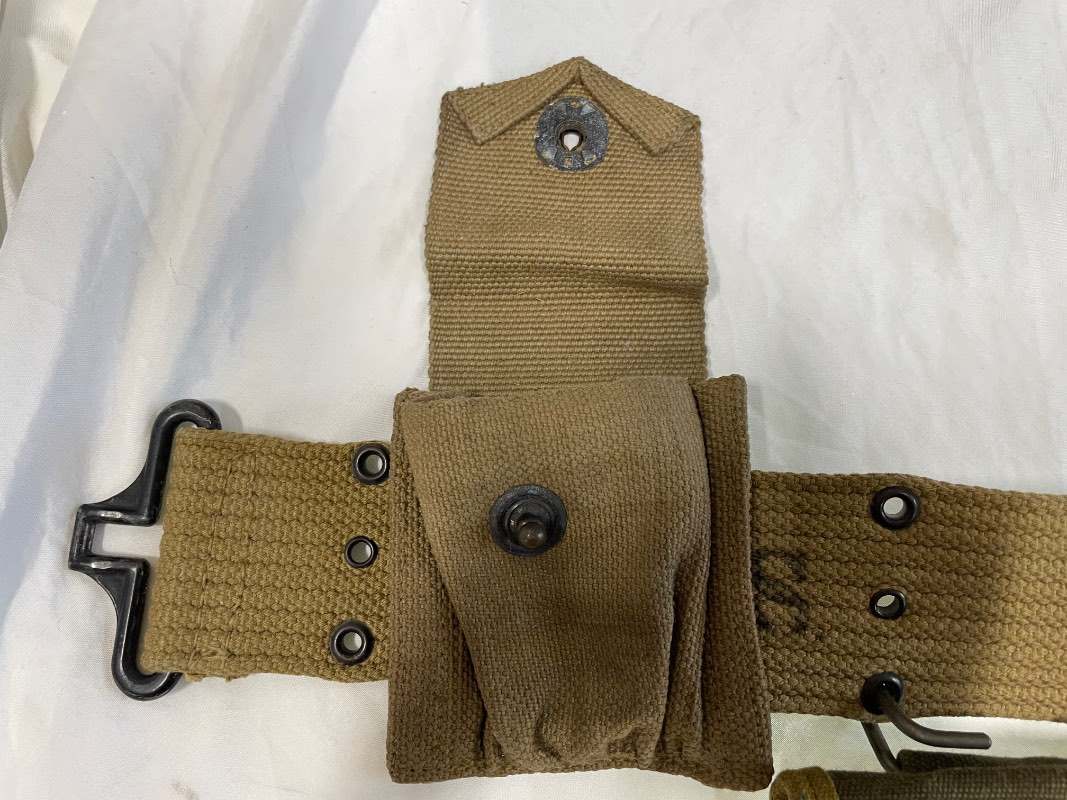 U.S. WWII Web Gear Set - ID - FIELD & PERSONAL GEAR SECTION - U.S ...