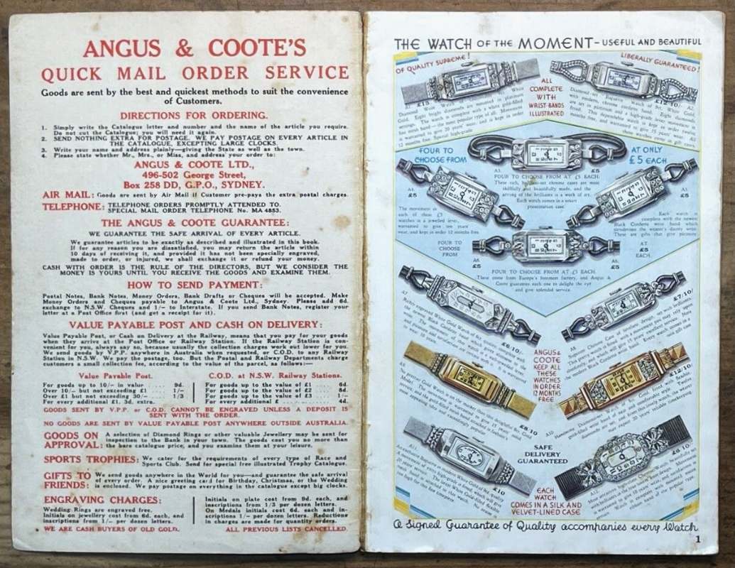 Angus & Coote of Sydney, AUS: company history - WING MANUFACTURERS ...