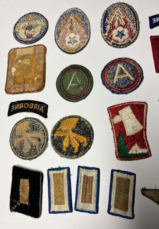 I PICKED UP THESE PATCHES TODAY. PLEASE HELP WITH ANY INF. - CAN YOU ...