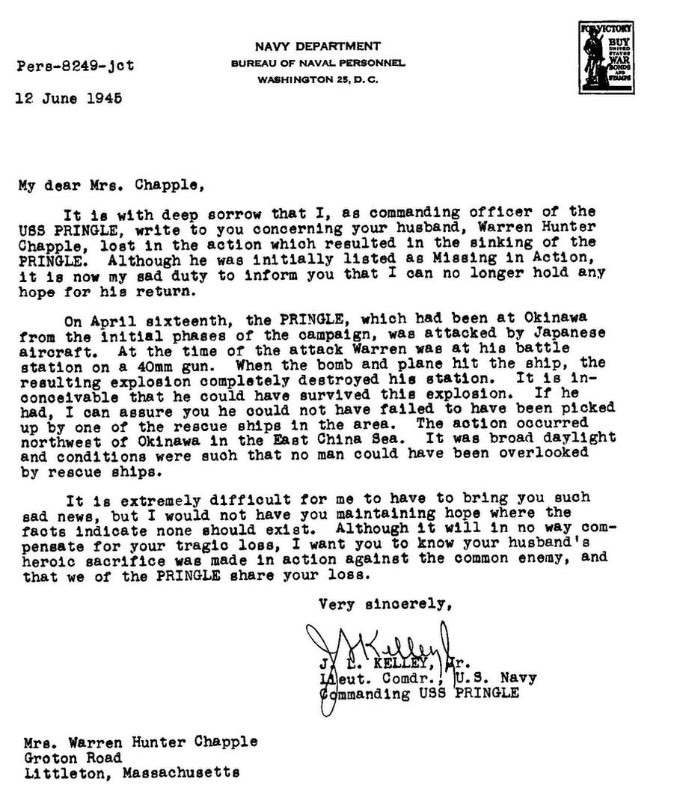 USMC & USN Posthumous Purple Hearts - DECORATIONS/VALOR AWARDS - U.S ...