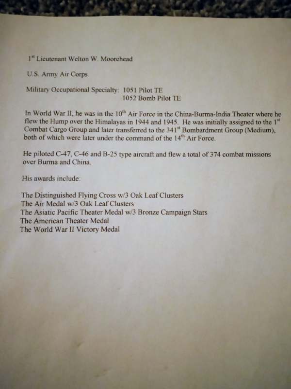 First lieutenant Welton W. Morehead's uniform - UNIFORMS - U.S ...